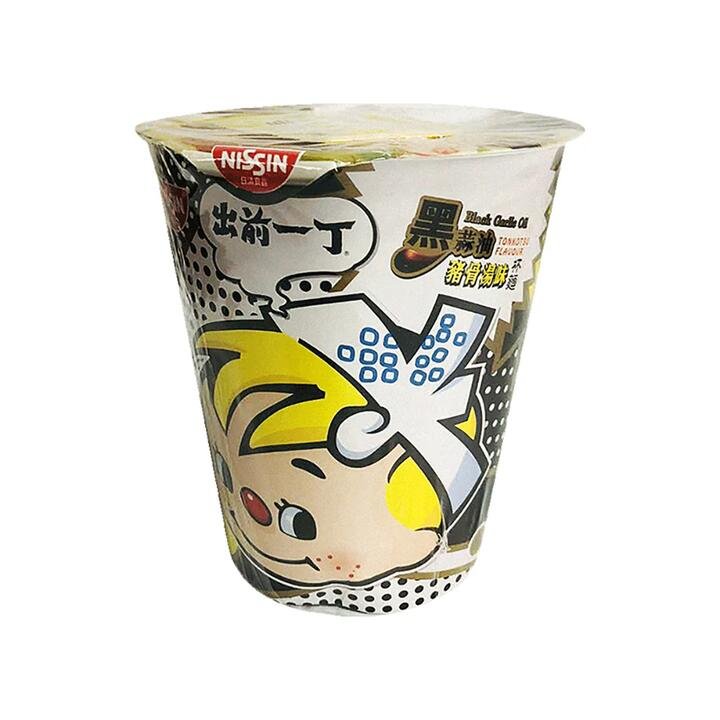 Nissin Demae Iccho Black Garlic Oil Tonkotsu Flavor Instant Noodles ...
