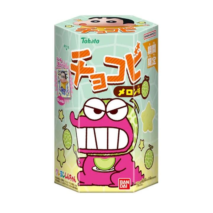 Tohato Crayon Shin-chan Star Biscuits Melon Flavor - 18g - Gourmet Grocer