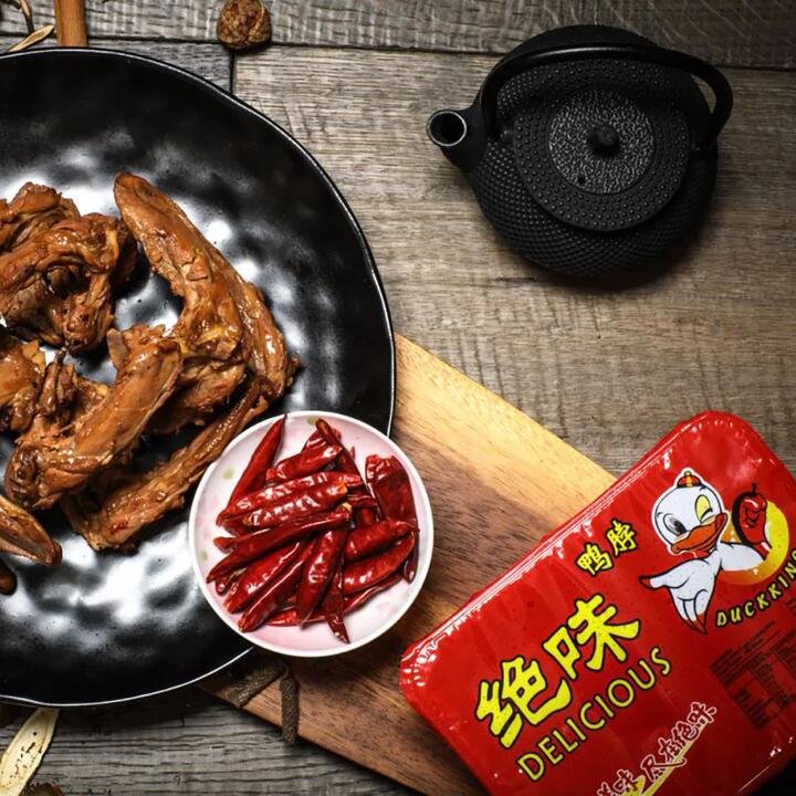 Juewei Sweet and Spicy Duck Collarbone - 300g - Gourmet Grocer