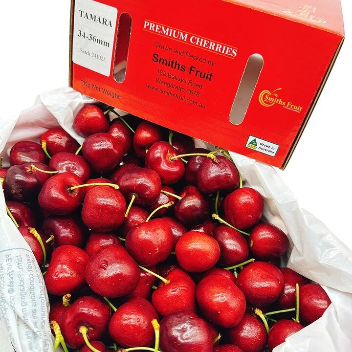 Smiths Fruit Tamara Cherries Gift Box - 2kg - Gourmet Grocer
