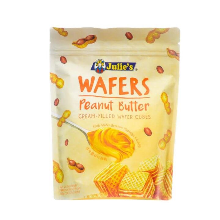 Julie's Peanut Butter Cream-Filled Wafer Cubes - 60g - Gourmet Grocer