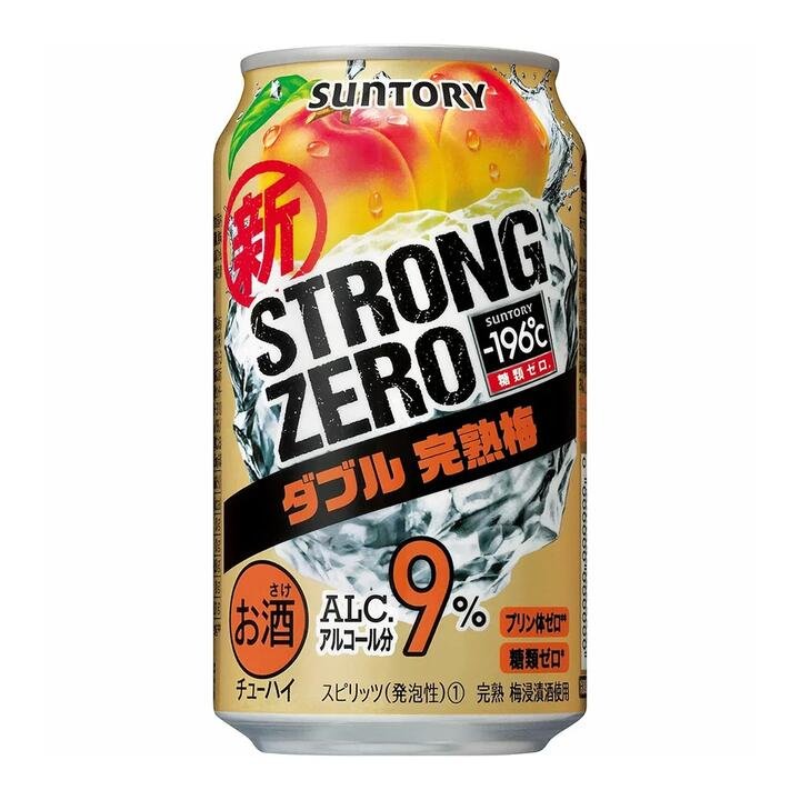 Suntory Strong Zero Plum Flavored Sugar-Free Cocktail - 9% Alcohol ...