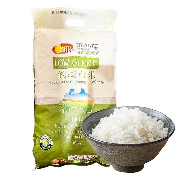 Sunrice Low GI White Rice - 10kg - Gourmet Grocer